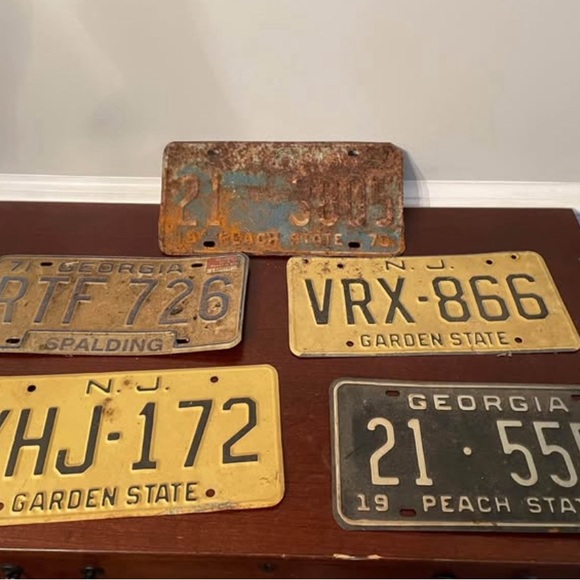Carhartt | Other | Vintage Car Tags License Plates Dating Back To 969 ...